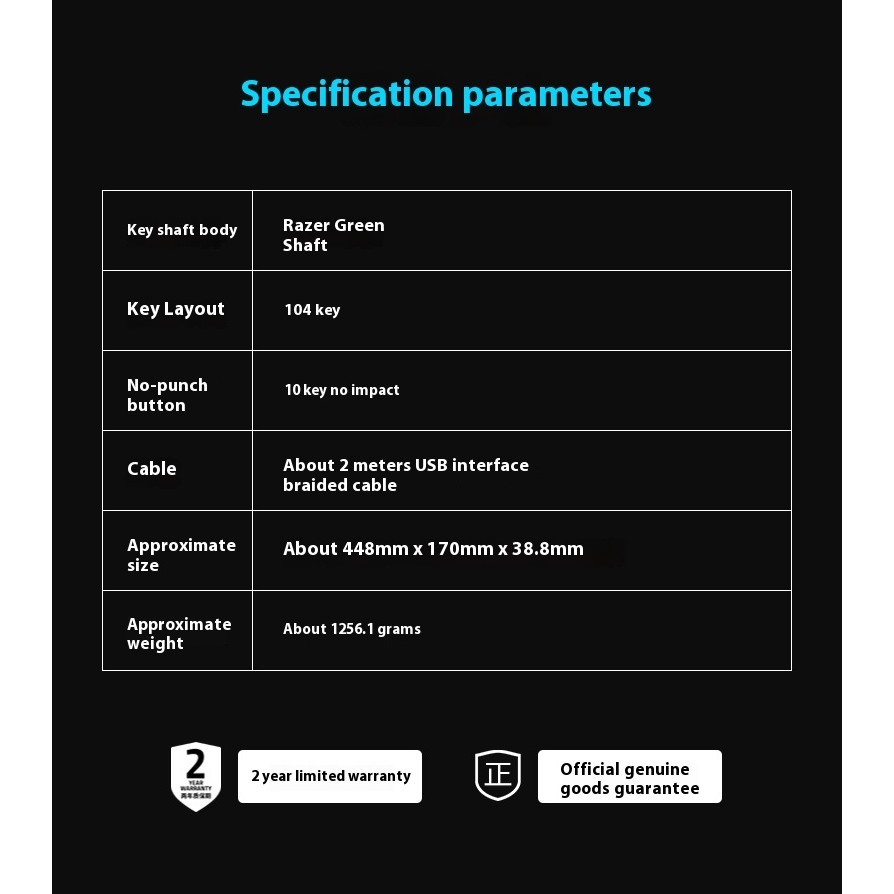 Original Razer Blackwidow Essential - Arknights Rhode Island Limited ...