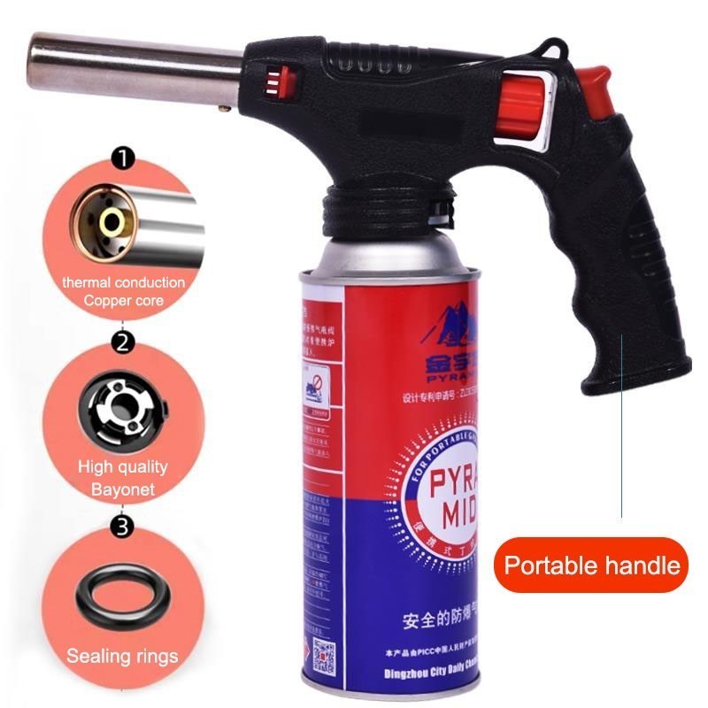 【Fast delivery】Kitchen Butane Torch with Handle, Cooking Torch ...