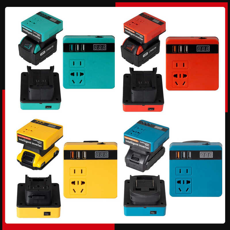 120W Lithium Battery Inverter 21V To Ac220v Dc5v 12V Inverter ...