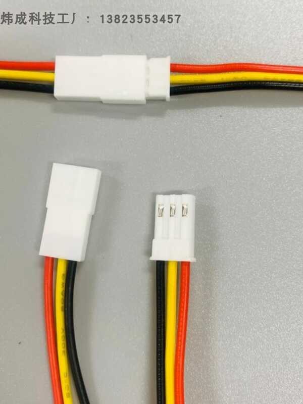 SYP2.54mm terminal male and female docking extension 3p plug-in board ...