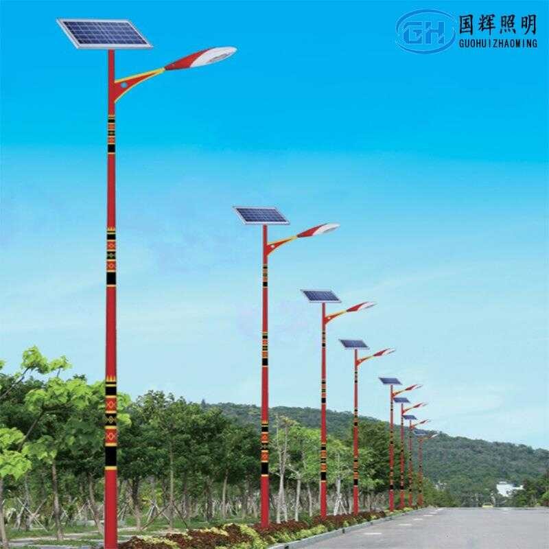 LED solar street light pole outdoor 5 meters 6 meters 7 meters 8 meters ...