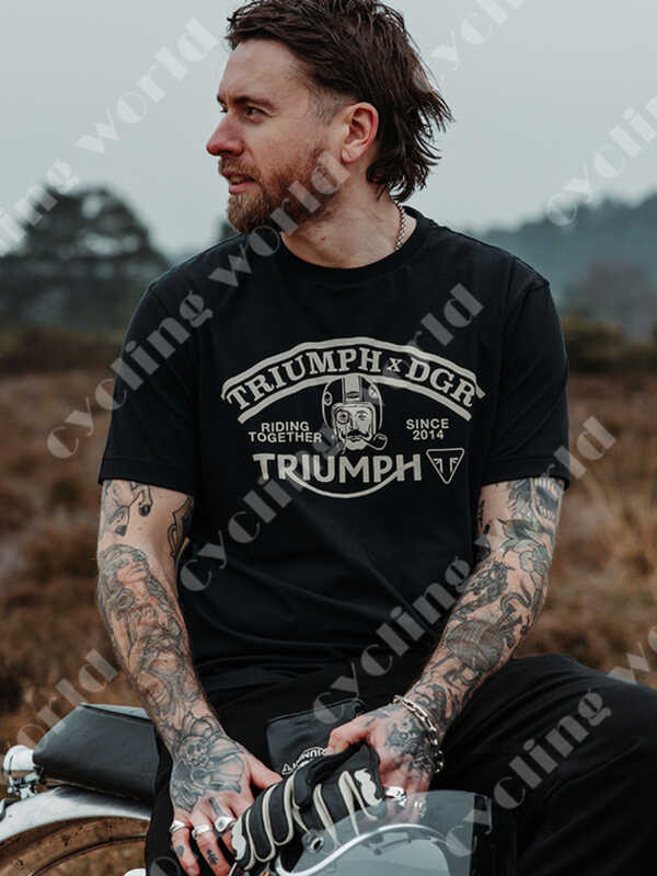 TRIUMPH Summer Short Sleeve Motorcycle Riding T-Shirt Off-Road Sun ...