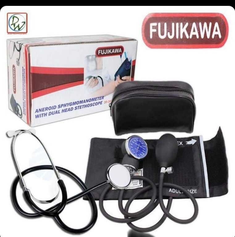LY FUJIKAWA ANEROID SYGMOMANOMETER SA DUAL HEAD STETHOSCOPE | Shopee ...