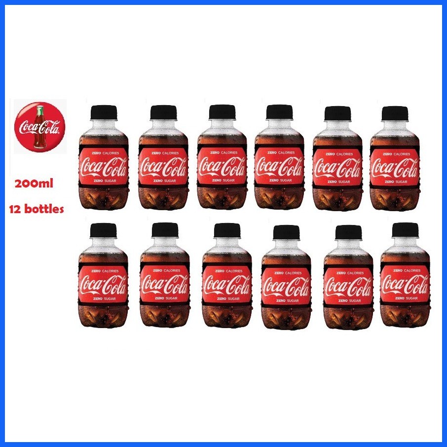 Coke Zero Swakto (200ml x 12 Bottles) | Shopee Philippines