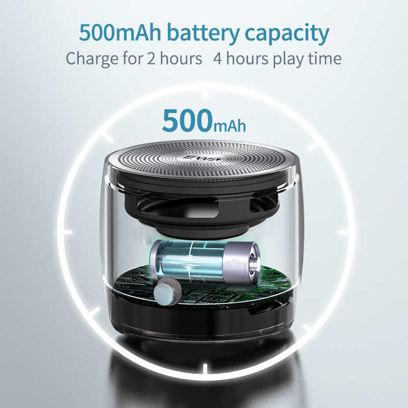 A103 EWA Mini Bluetooth Bass Portable Wireless Speaker Ipx5 Waterproof Metal Body Box Loud Sound ...