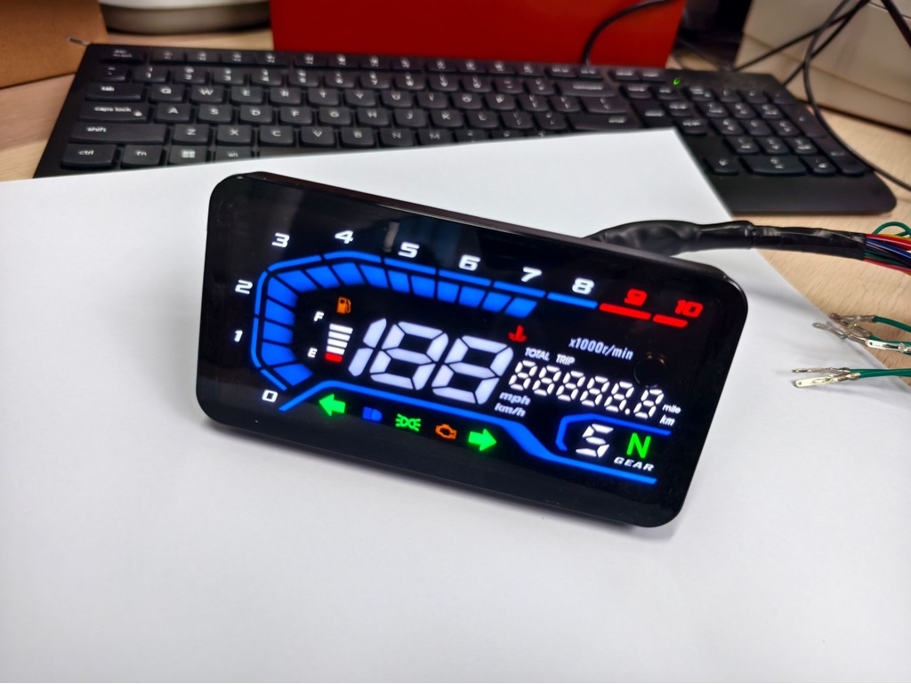【With timer】2025 NEW Universal Motorcycle LED Digital Speedometer ...