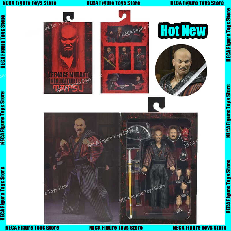 2024 New Neca 54440 Tatsu 1990 Movie Version Turtles Action Figure ...