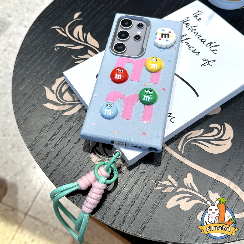 M&M's Casing + 3D Doll For OPPO A3X A60 A79 A38 A18 A95 A94 A93 A92 A78 ...