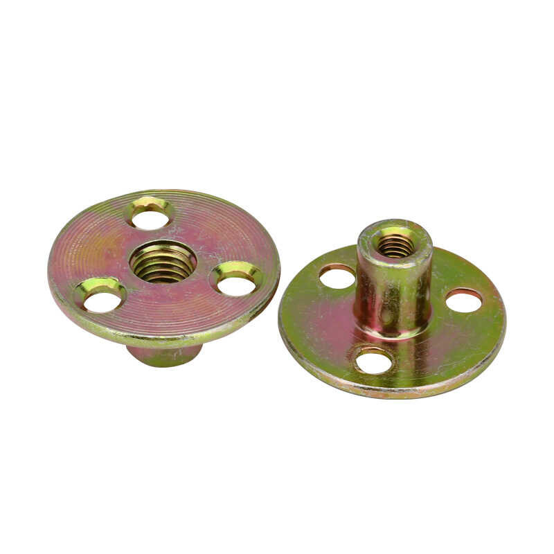Thickened Three Hole Iron Plate Nuts, Furniture Flange Nuts, Climbing ...