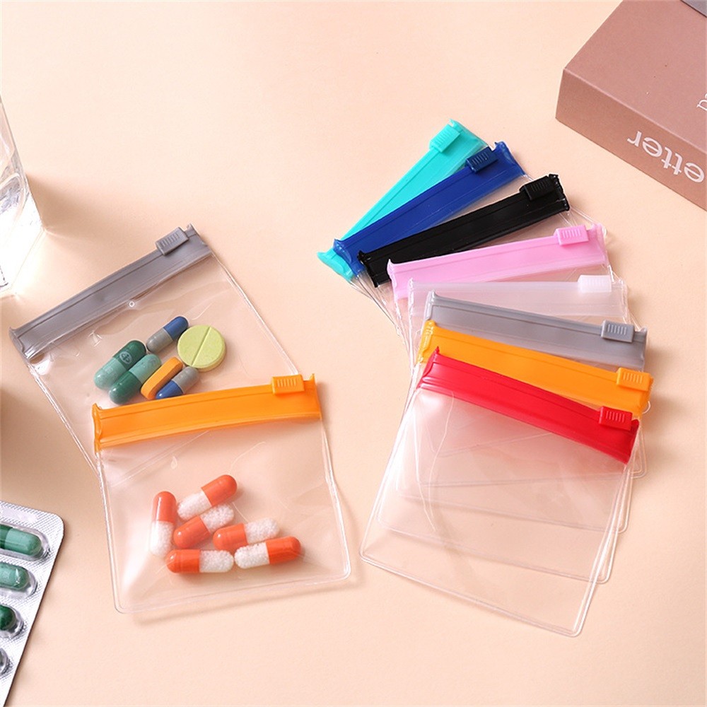 7pcs Transparent Portable Travel Medication Medicine Pill Box Case Mini ...