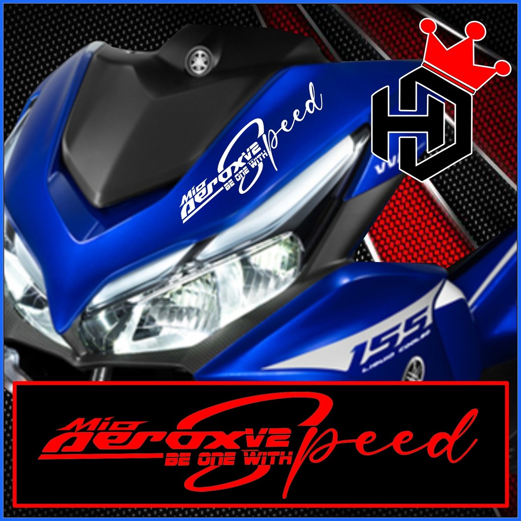 yamaha aerox v2 be one with speed sticker | Shopee Philippines