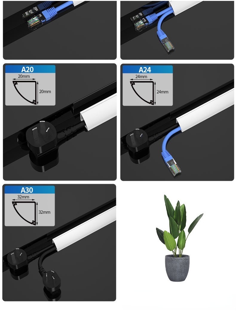 PVC Wall Corner Surface-Mounted Triangle Right Angle Internal Corner ...