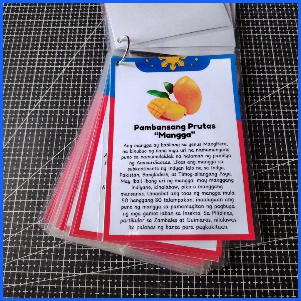 Mga Pambansang Sagisag ng Pilipinas Laminated Flashcards for ...