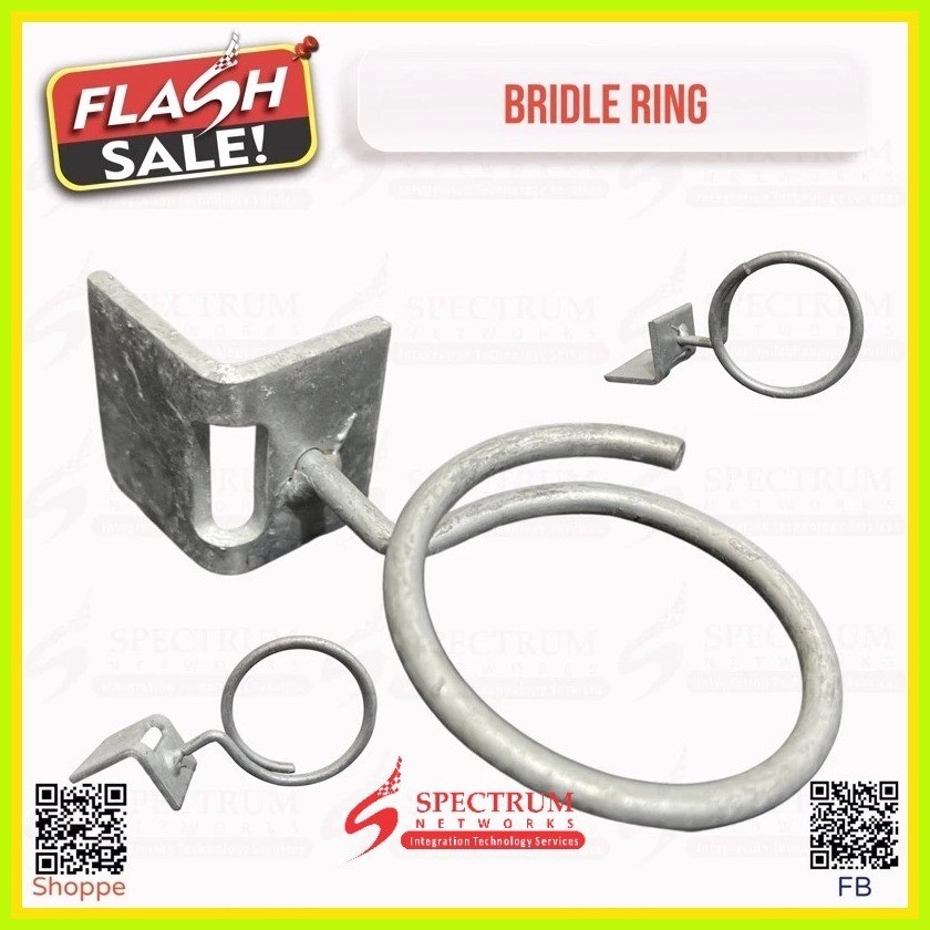 FTTH BRIDLE RING CLAMP AERIAL OVERHEAD LINE FITTING 10Pcs per pack ...