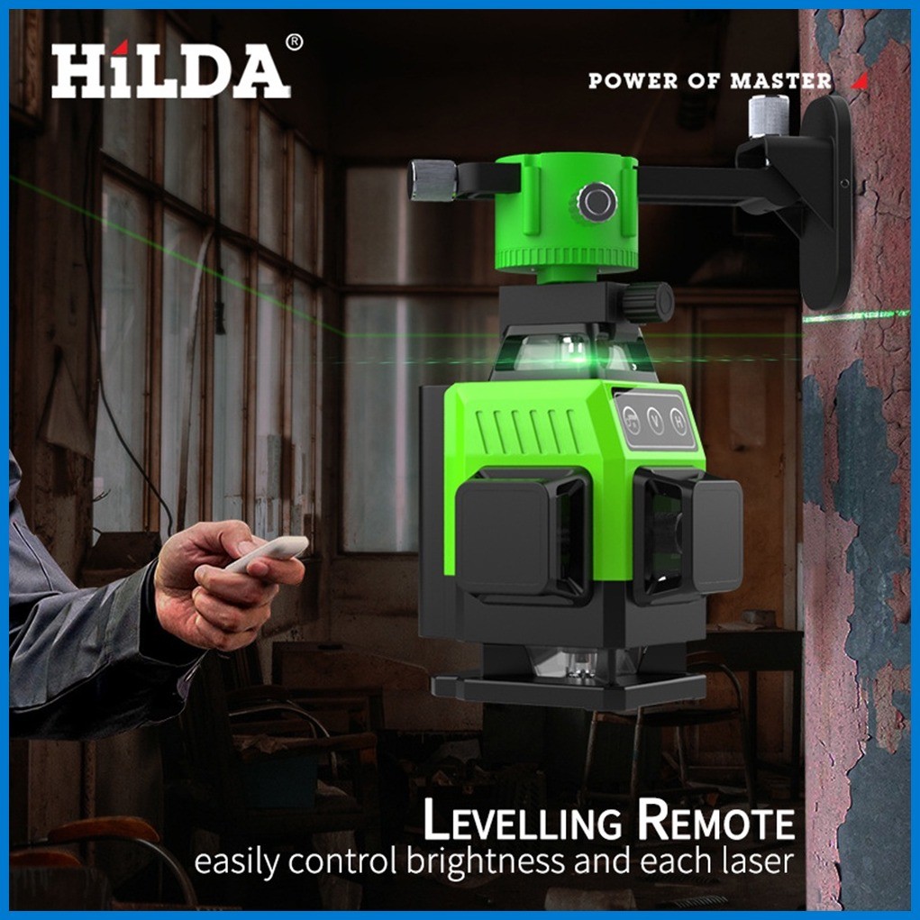 Laser Level Instrument 12 Lines 3D Self-leveling Mini Laser Level ...