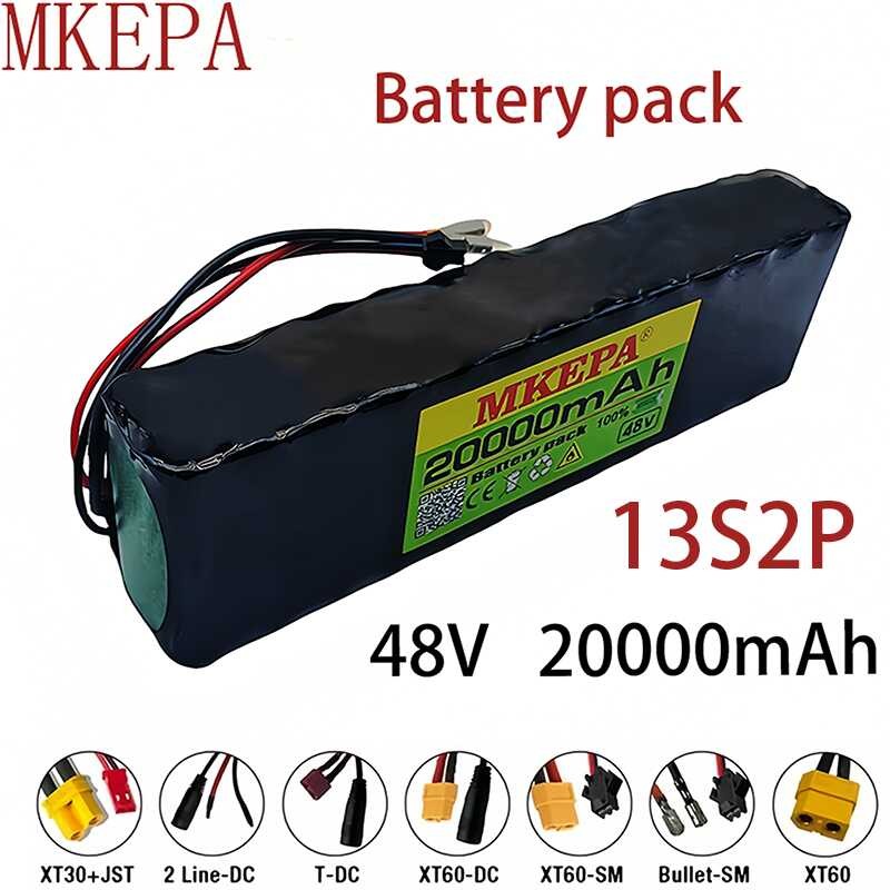 3 48V 20Ah 13S2p Electric Scooter Battery Pack 18650 Lithium Ion ...