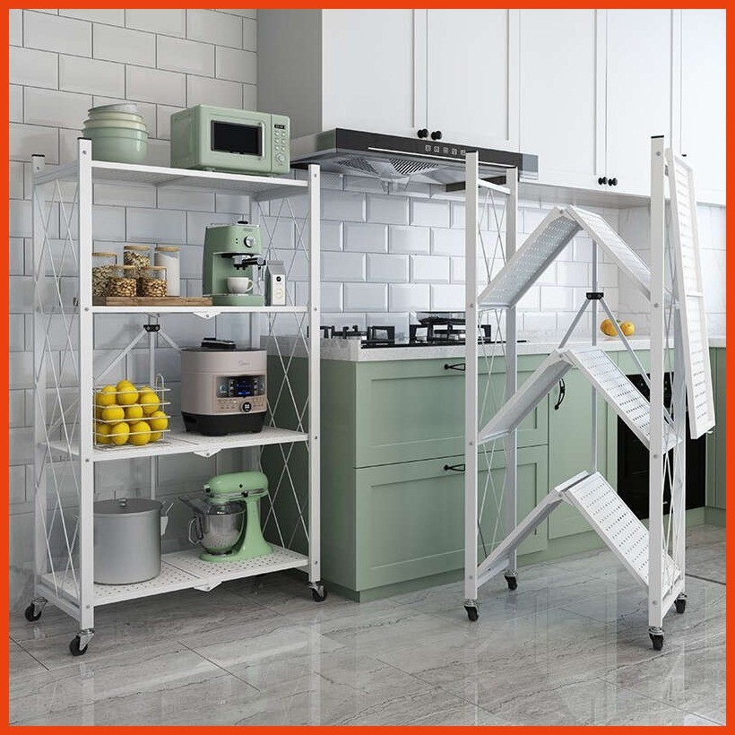 Kitchen Foldable Movable Shelf Quality Storage Rack Organizers For ...