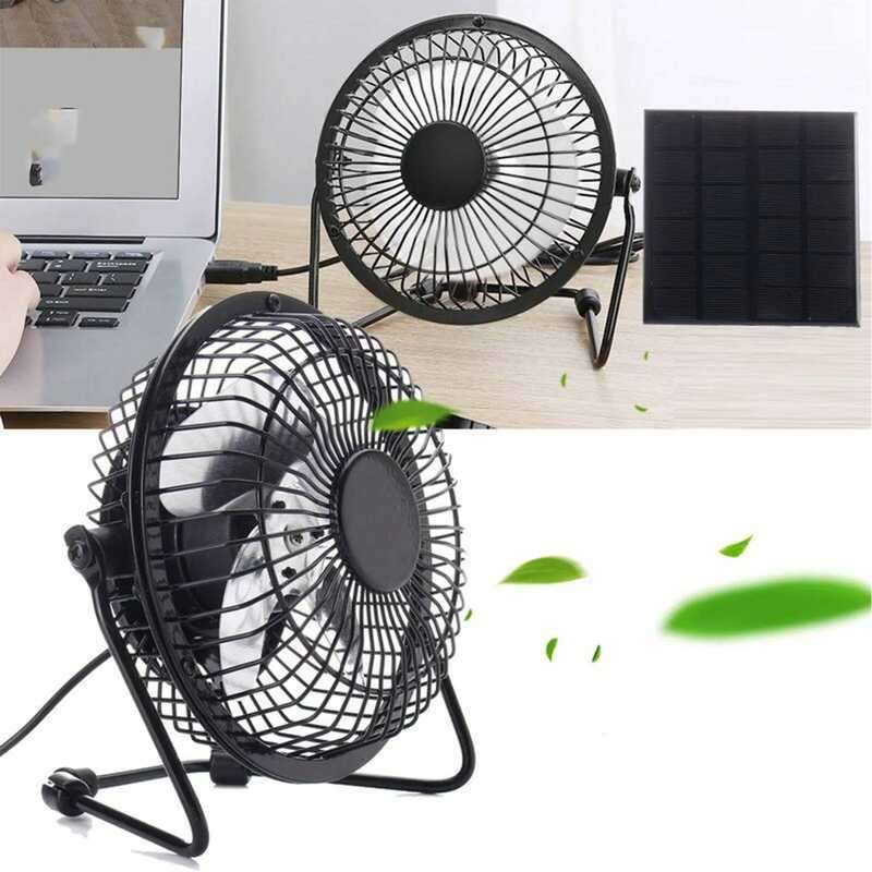 5W 2 40 USB Solar Exhaust Fan Air Extractor Mini Iron Ventilator Panel ...