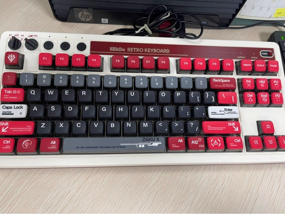 ZAKU Keycap MDA Profile PBT 120 Keys Four-sided Light Transmission Dye ...