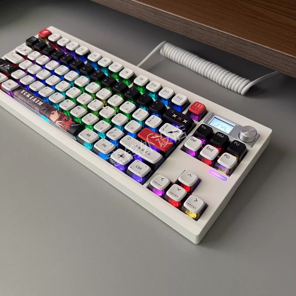 Yuki Aim Pudding Keycap 122 Keys MDA Profile PBT Four-sided Light ...