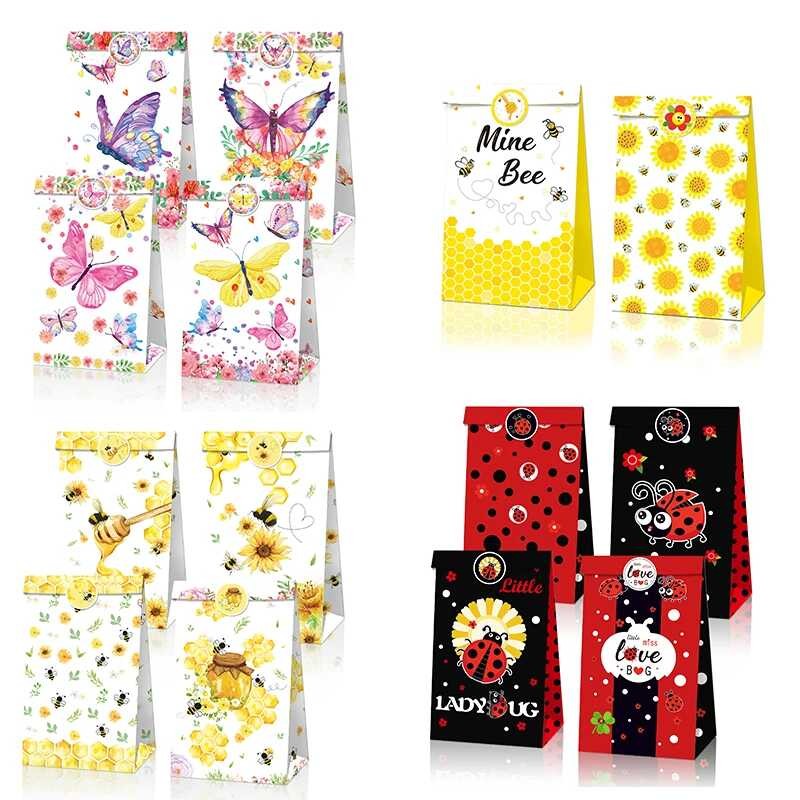 Butterfly/Ladybug/Bee 12Pcs Candy With 18Pcs Stickers For Honey ...