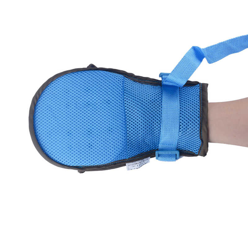 Hand Control Safety Dementia Pair Restraint Mitts 1 Gloves Hand ...