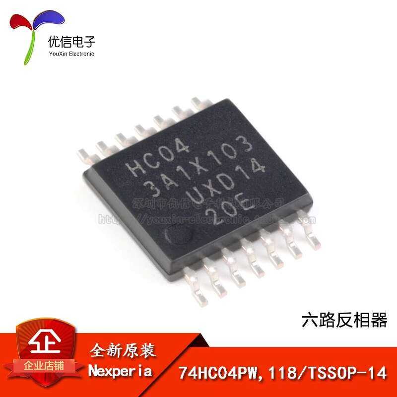 Original 74HC04PW,118 TSSOP-14 Hex Inverter SMD Logic Chip | Shopee ...