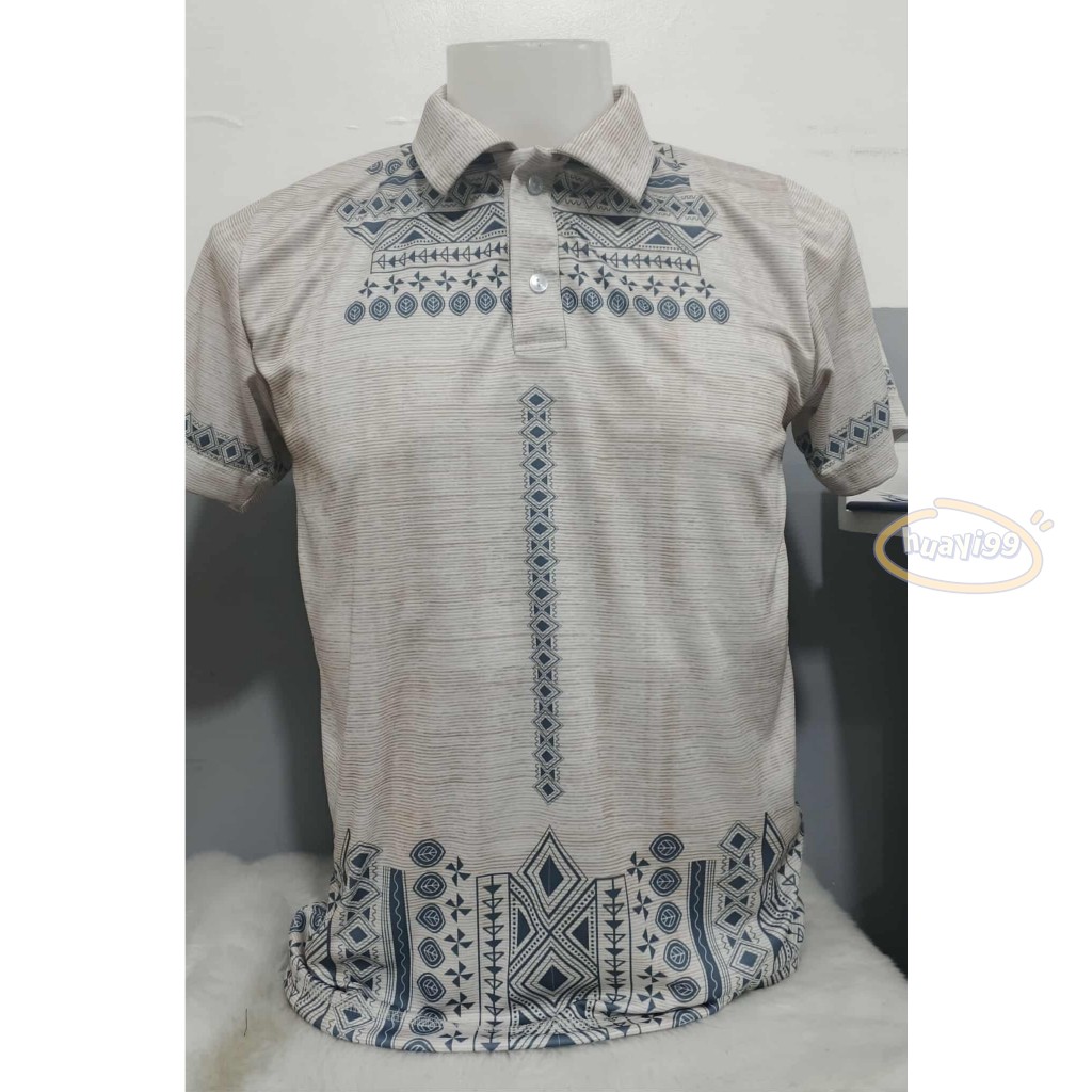 2025 New Alternative Tribal Polo Ethnic Filipiniana Philippine for Men ...