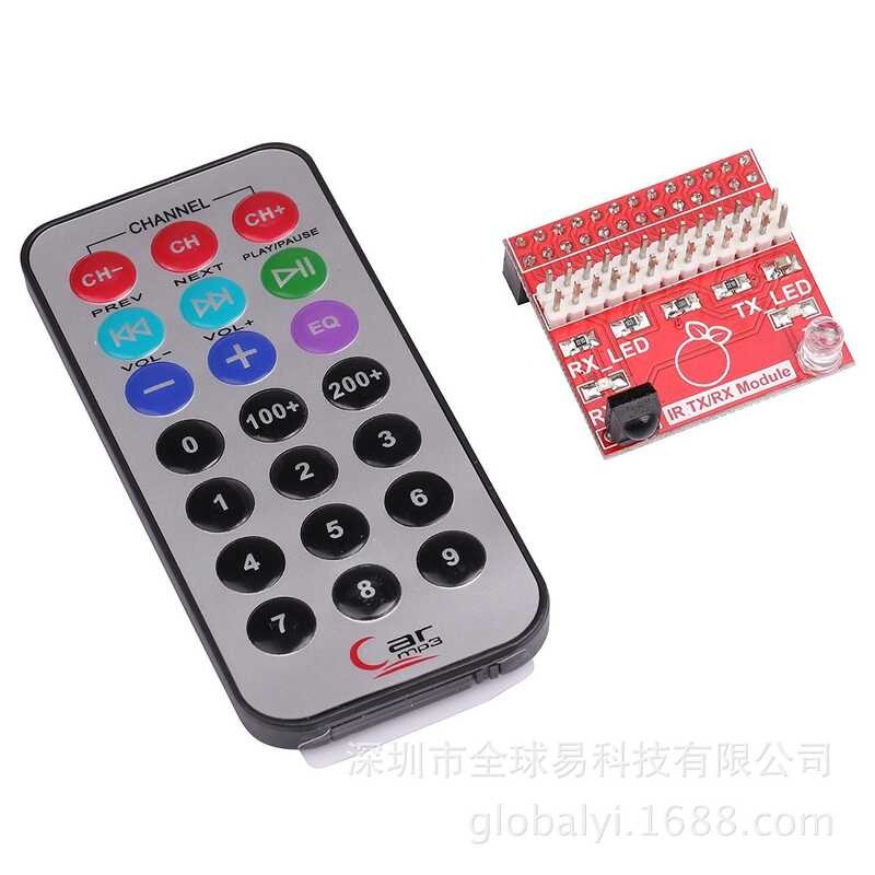 Raspberry Pi IR infrared transceiver module with expansion interface ...