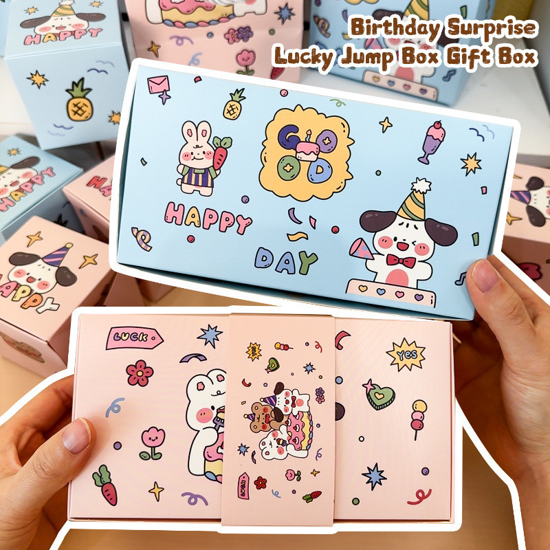 Surprise Birthday Gift Boxe - Folding Bouncing Surprising Envelope Gift ...