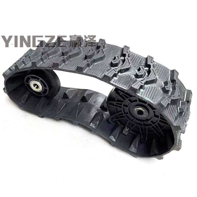 Modified snowmobile electric beach bike kart accessories Track rubber ...