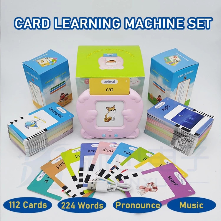 112Pcs Card Early Education Kids Machine Pronunciation Speaking ...