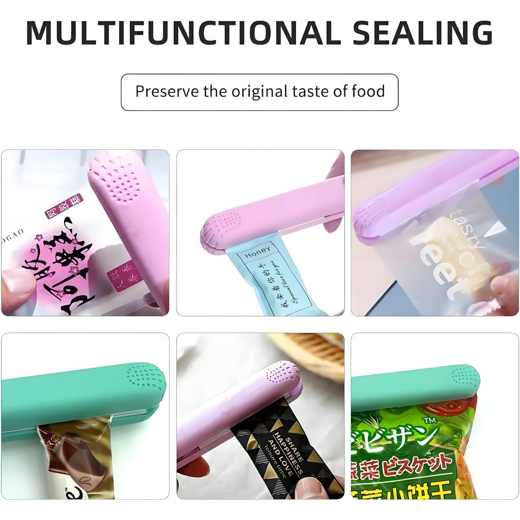 Portable Mini kitchen Sealing Household Machine Heat Sealer Capper ...