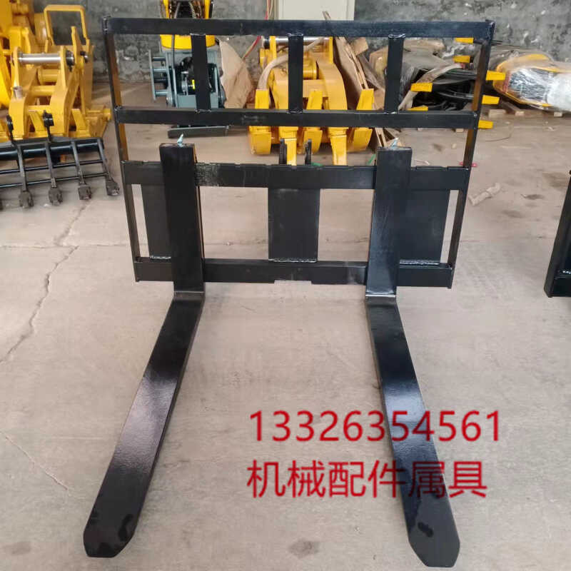Modified Forklift Small Loader Remove Bucket Install Fork Multi-purpose ...