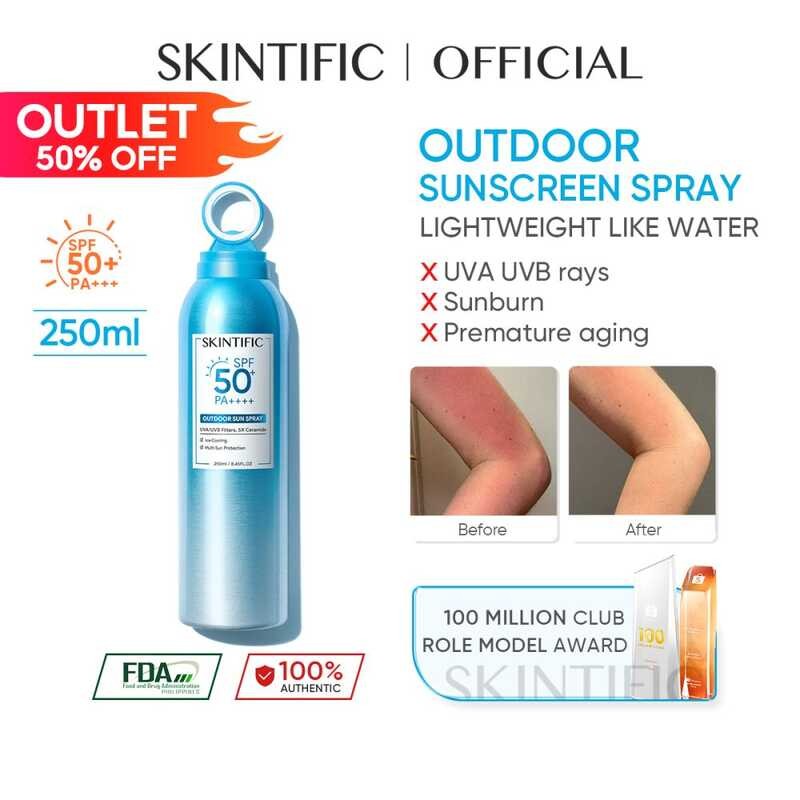 Outdoor 【Top&Hot】Skintific Sunscreen SPF 50+ Pa++++ Sunscreen Mist ...