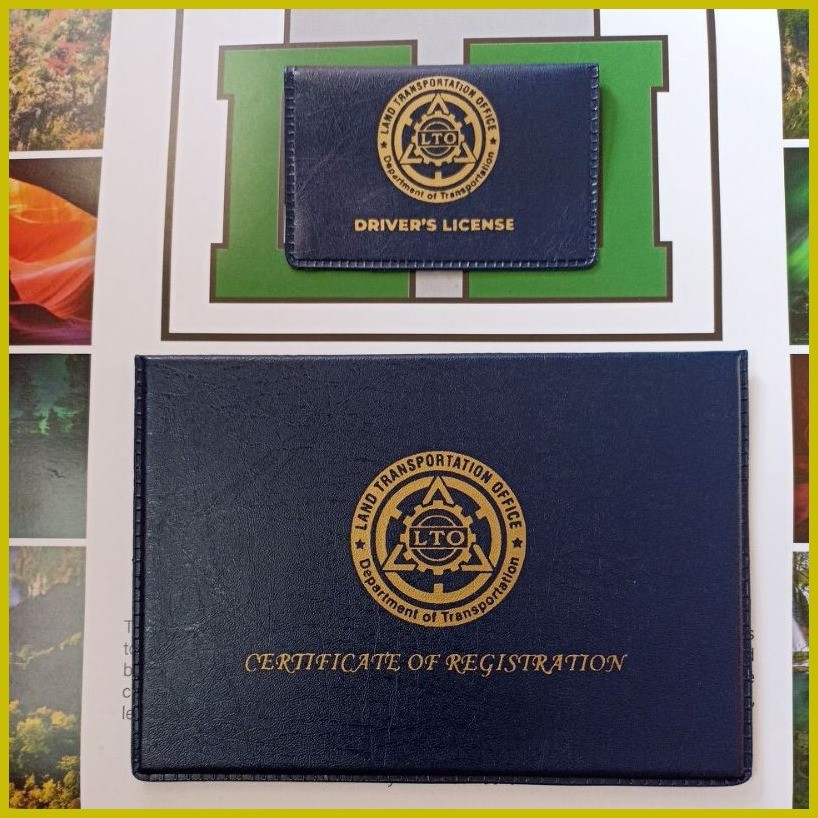 ๑ ♒ CeRTIFICATE OF REGISTRATION AND DRIVER'S LICENSE CARD HOLDER BUNDLE ...