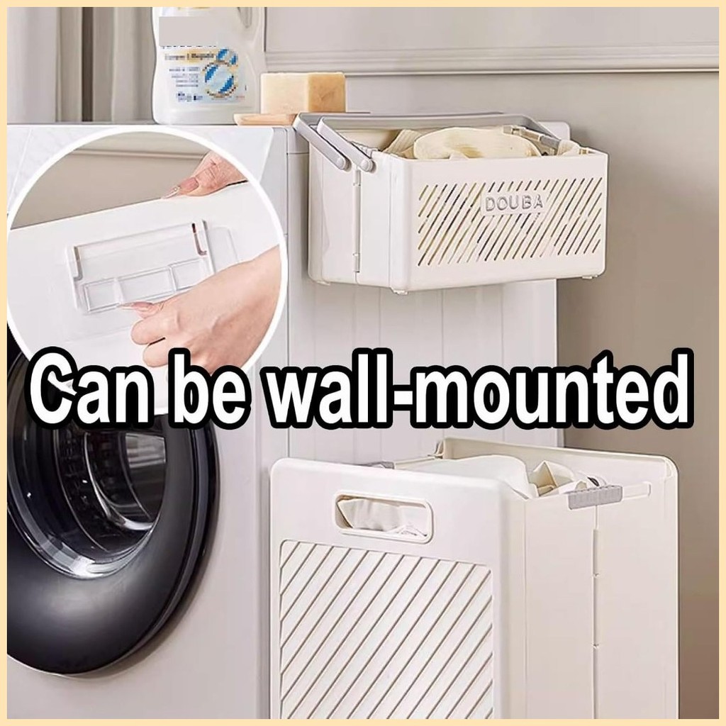 Hamper with Wheels Multi-Functional Household Humper Laundry Basket ...