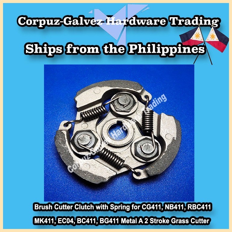 Brush Cutter Clutch with Spring for CG411 NB411 RBC411 MK411 EC04 BC411 BG411 Metal A 2 Stroke ...