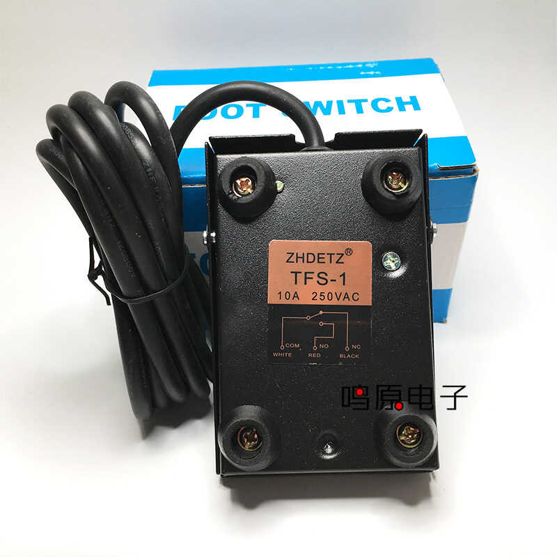 The black foot switch TFS-1 has a wire length of 1 meter and 2 meters ...