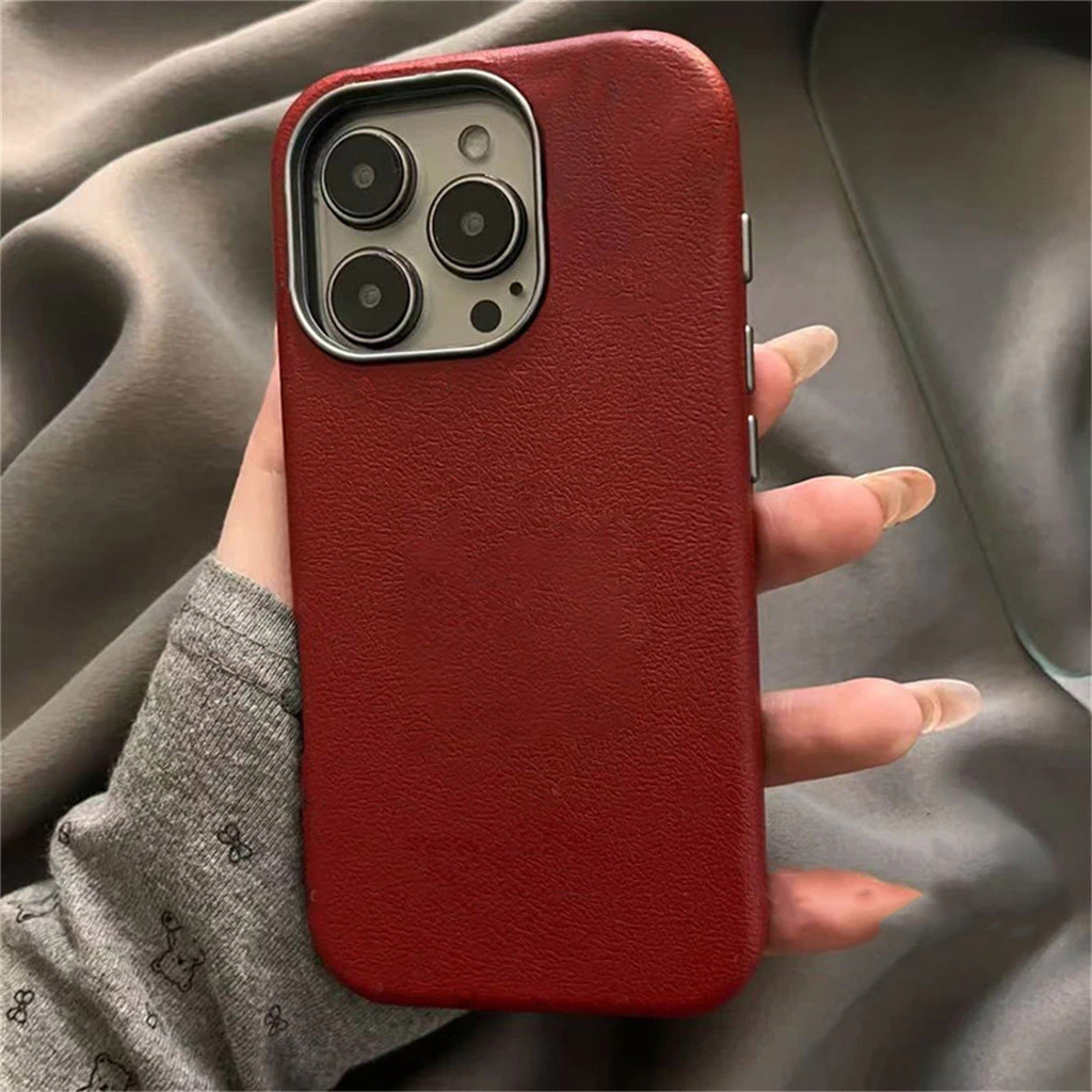 Ins Red Blue Black Case Compatible for IPhone 11 12 13 14 15 16 PRO MAX ...