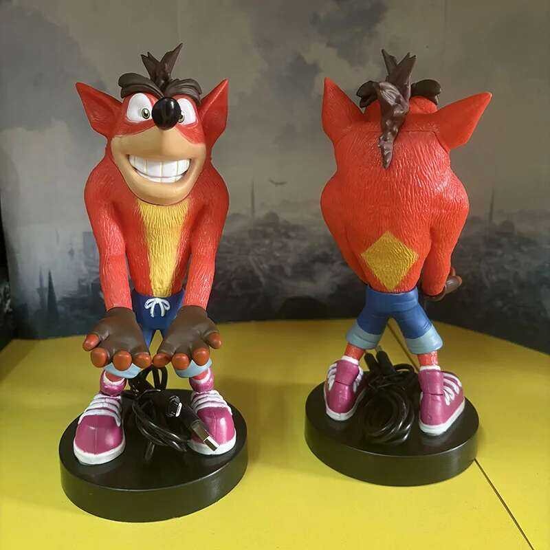 Crash Bandicoot Figure Phone & Controller Holder Figurine Statue Device ...