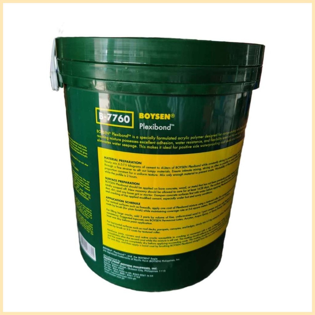 Boysen Plexibond 1 gallon 7760 Cementitous Water Proofing | Shopee ...