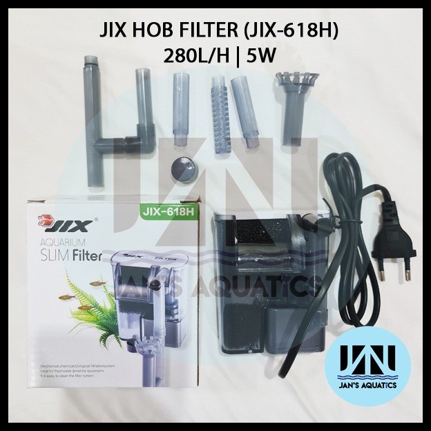 Aquarium Hang on Back HOB Filter JIX-618H Oxygen Filtration with ...