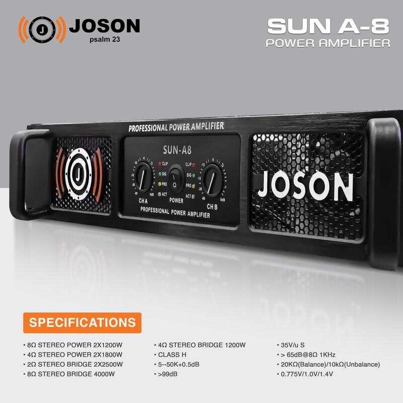 Joson SUN A8 Professional Power Amplifier (Pure Copper) | Shopee ...
