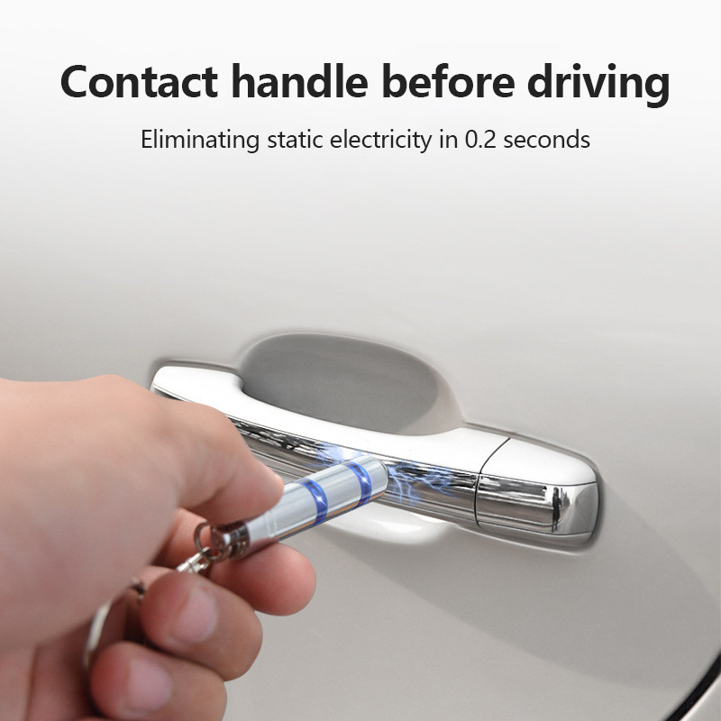 Anti-Static Keychain Car Body Static Eliminator Discharger Antistatic ...