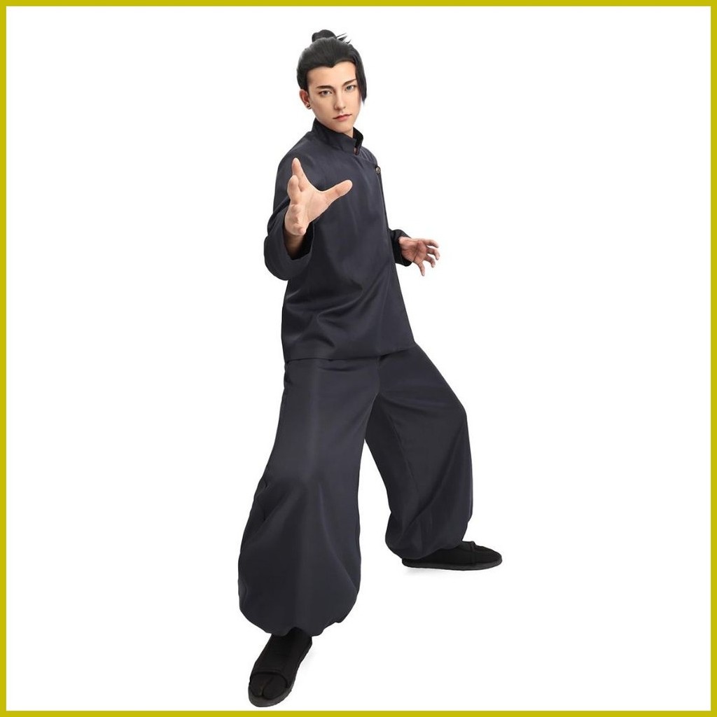 Anime Jujutsu Kaisen High School Uniform Geto Suguru Cosplay Kimono ...