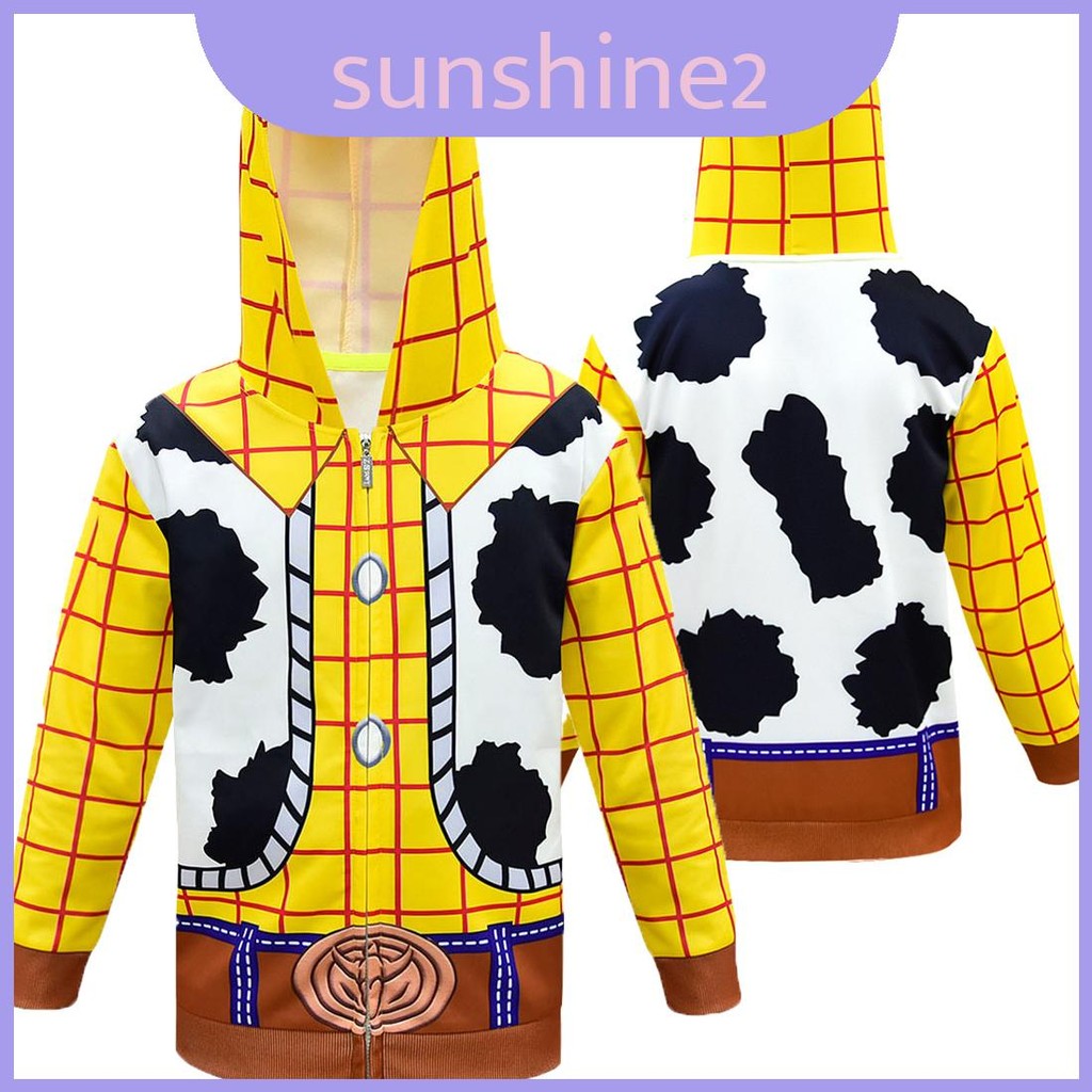 4 Toy Story Woody Hoodie Jacket Carnival Halloween Cosplay For Kids ...