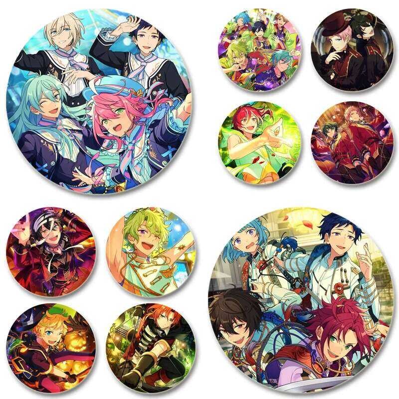 Hidaka Hokuto,Akehoshi Subaru,Yuuki Makoto Badge Cosplay Game Brooches ...