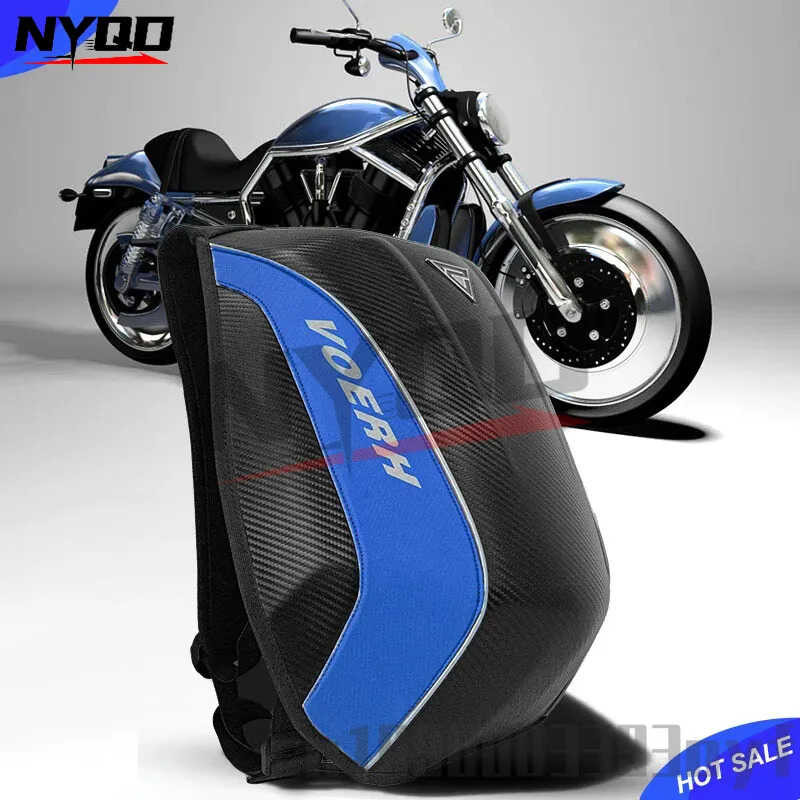 Hard Motorcycle Shell Backpack Knight Carbon Fiber Turtle Shell ...