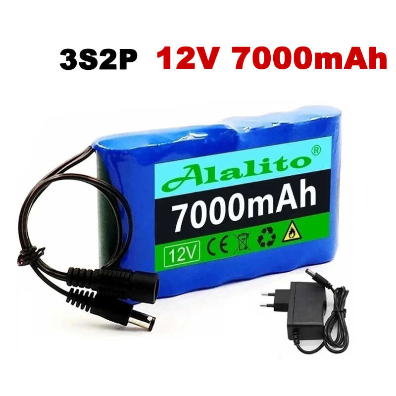 2024 Portable Er Battery 12V 7000Mah Rechargeable Lithium Ion Battery ...